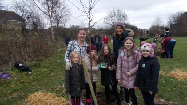 Coatham Marsh Hedge Planting - Tees Valley Wildlife Trust