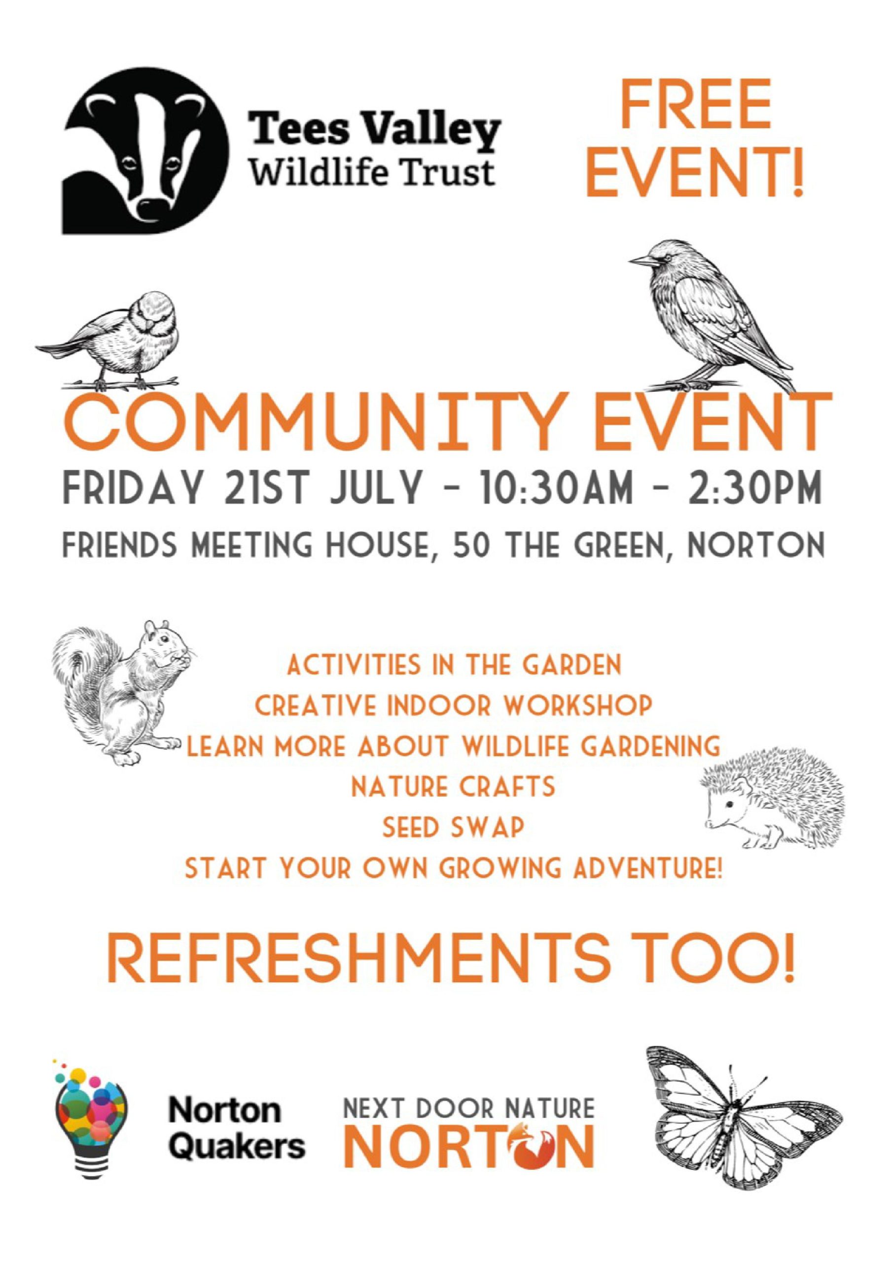 Norton Community Event - Tees Valley Wildlife Trust