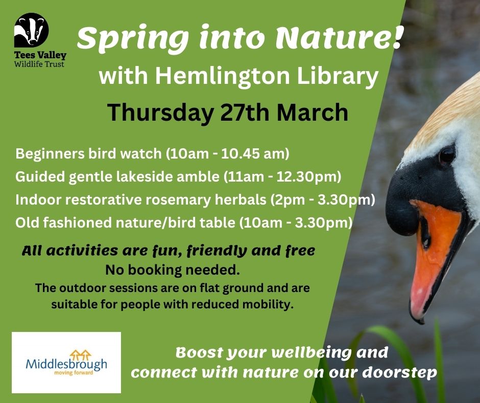Spring into Nature! - Tees Valley Wildlife Trust