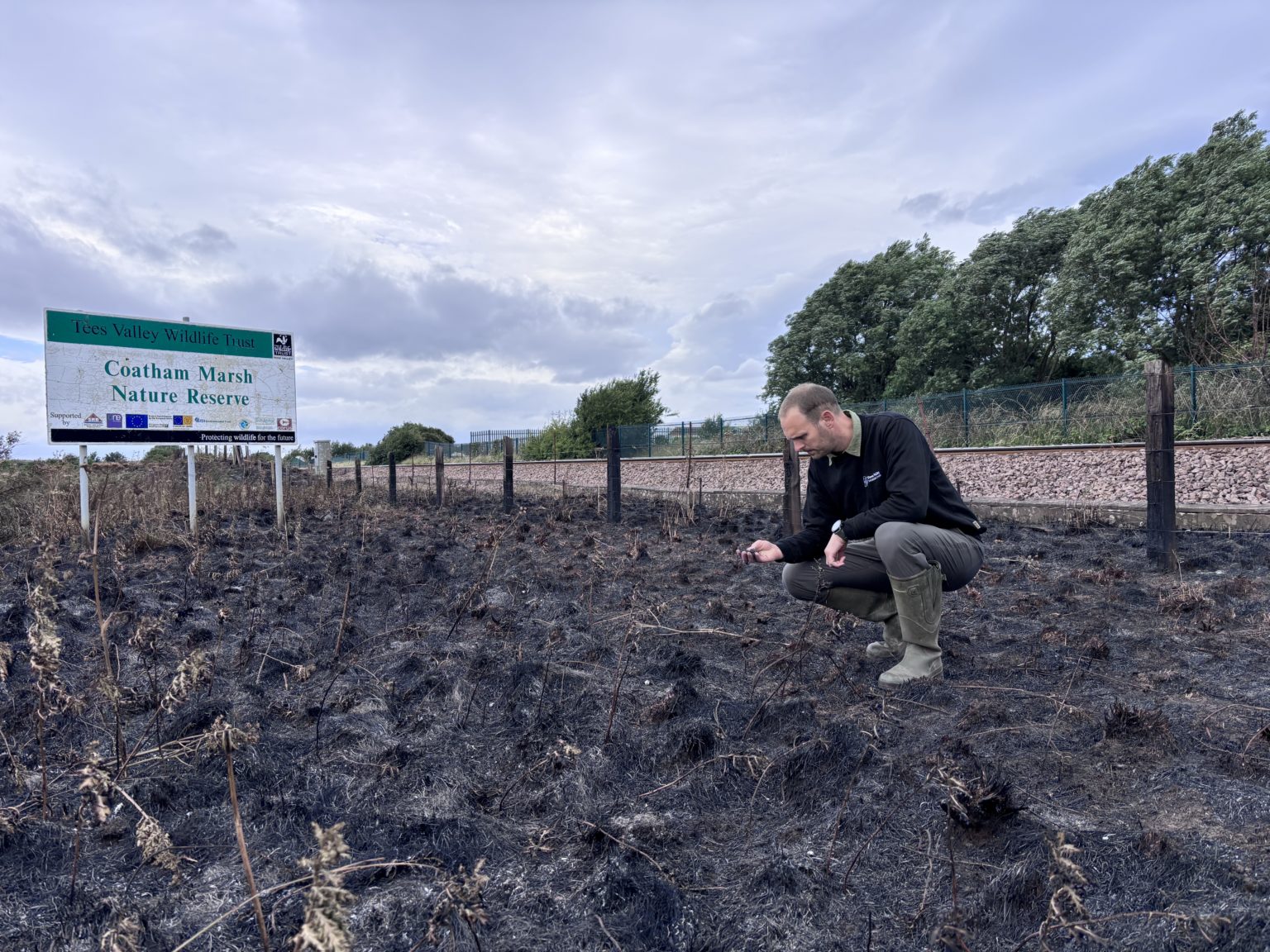 Large scale fire at Coatham Marsh Nature Reserve devastates wildlife ...
